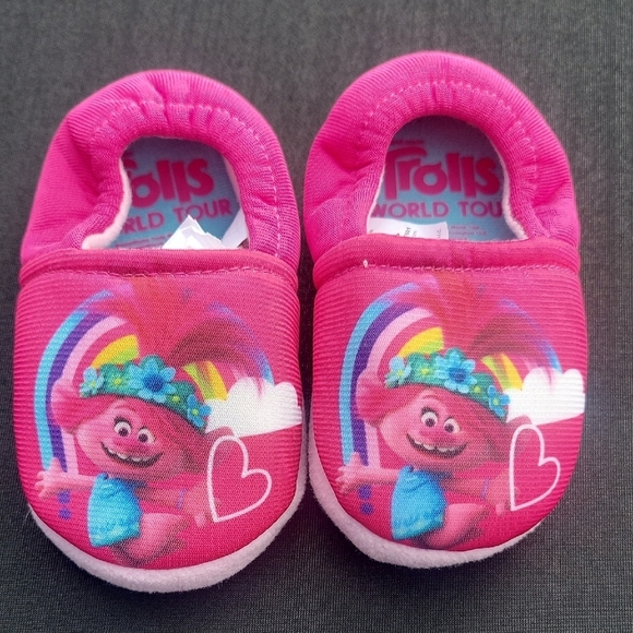 Dreamworks | Shoes | Trolls Kids Slippers Pink | Poshmark